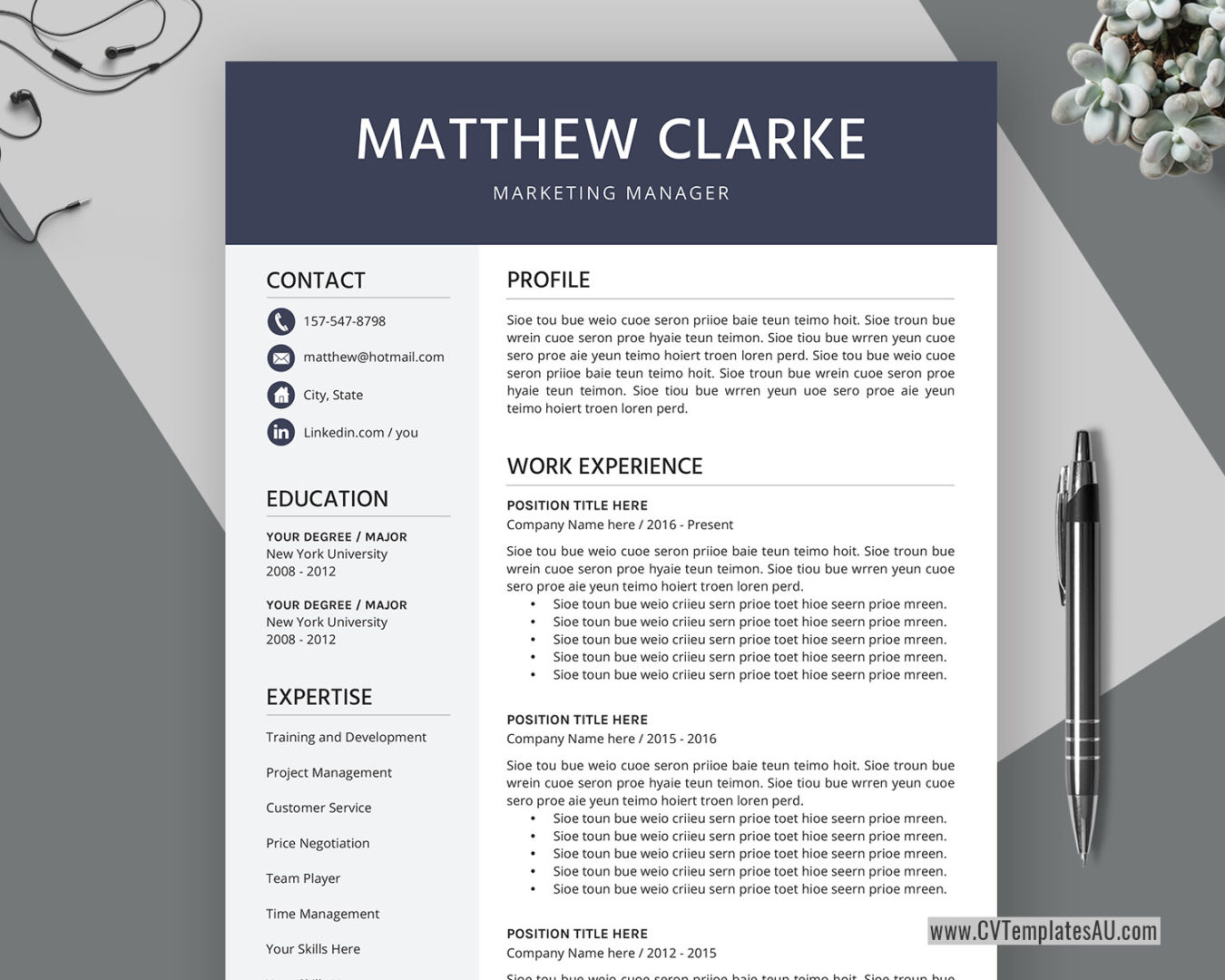 Australian CV Templates – CVTemplatesAU.com
