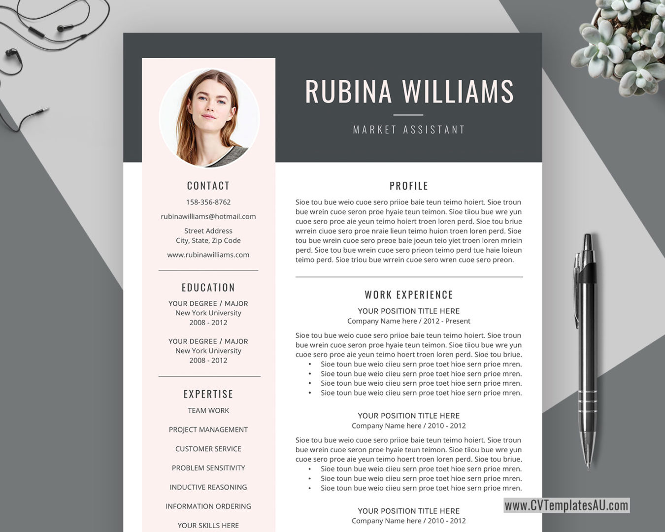 Free download creative cv template word indonesia - dsaavenue