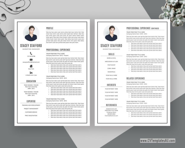 These High Quality CV Templates can Help International Students Find ...