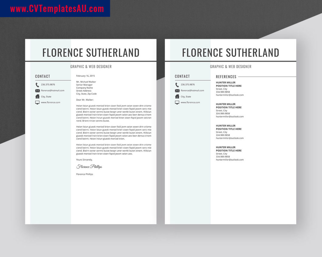 Modern CV Templates Bundle, Professional and Simple Resume Templates ...