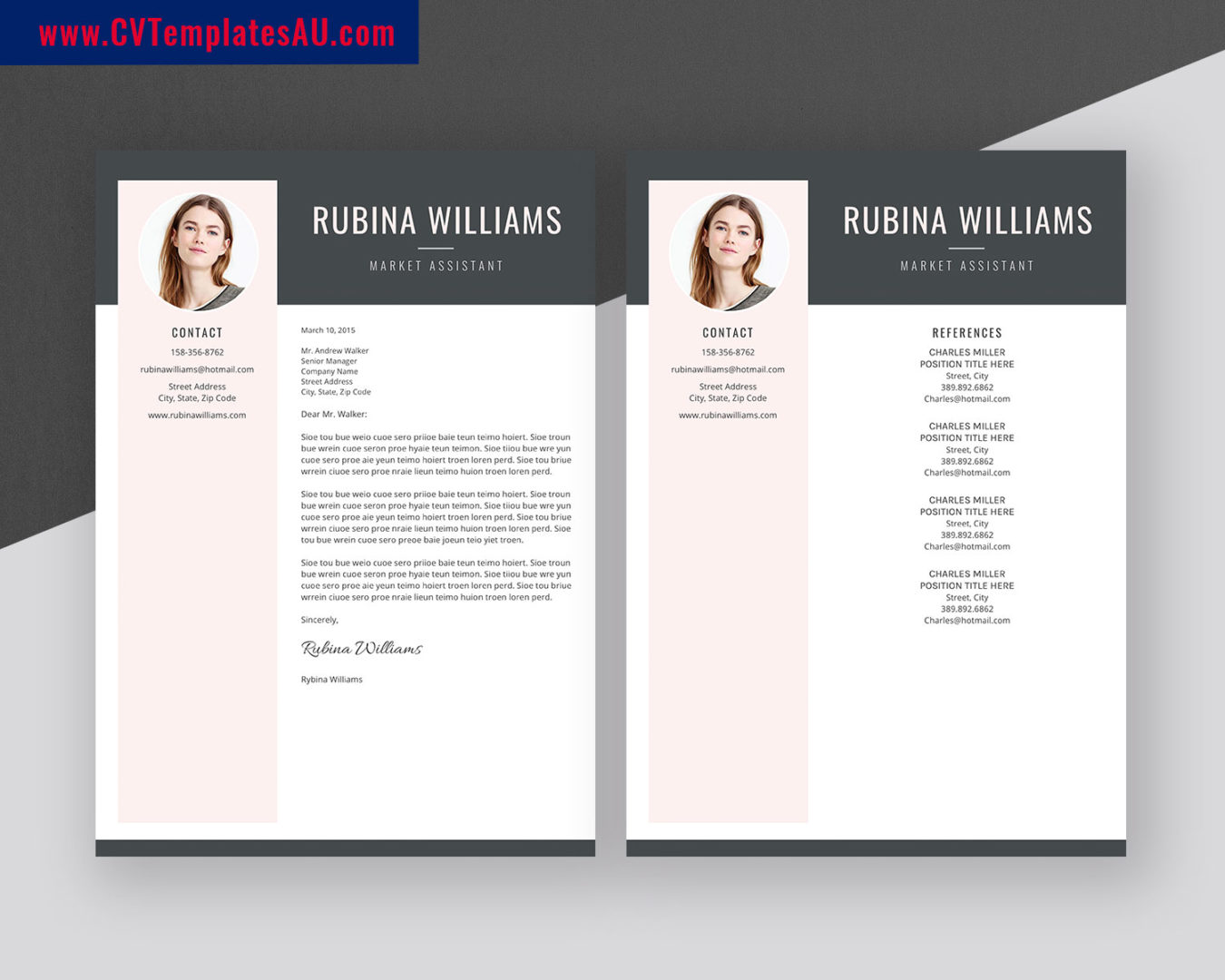 Editable CV Templates Bundle, Professional and Modern Resume Templates ...
